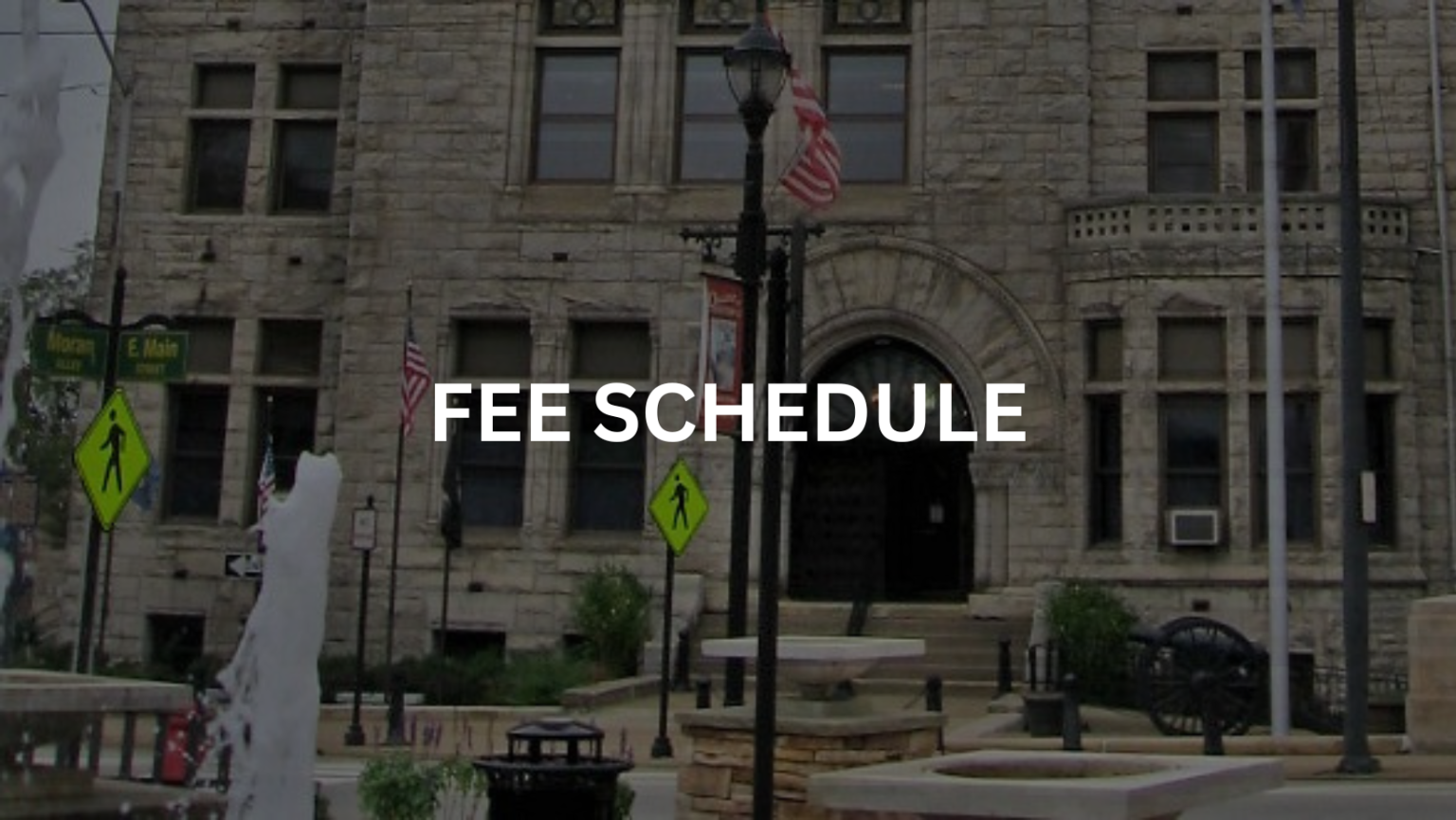 Fee Schedule - Fayette County Recorder of Deeds Office