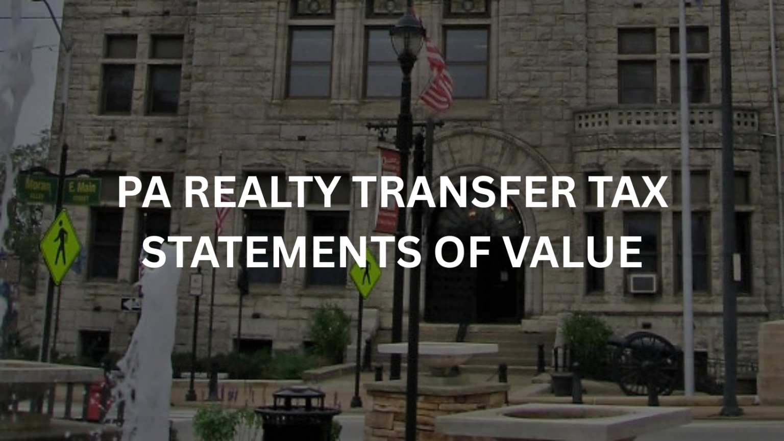 PA Realty Transfer Tax Statements of Value - Fayette County Recorder of ...